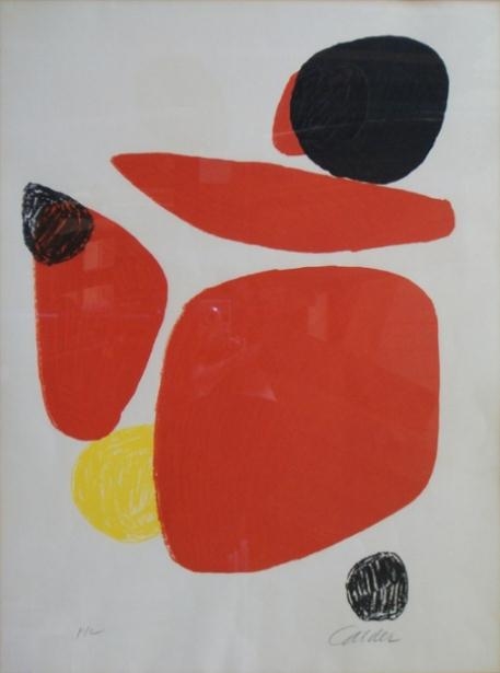 Alexander Calder | Black Tree with Colored Balls | MutualArt