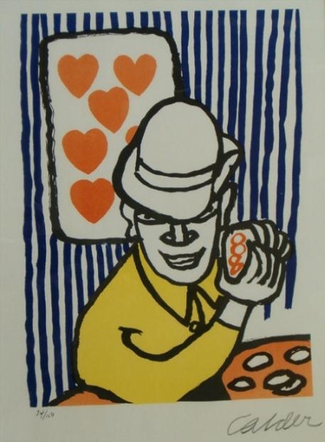 Alexander Calder | Card Player | MutualArt
