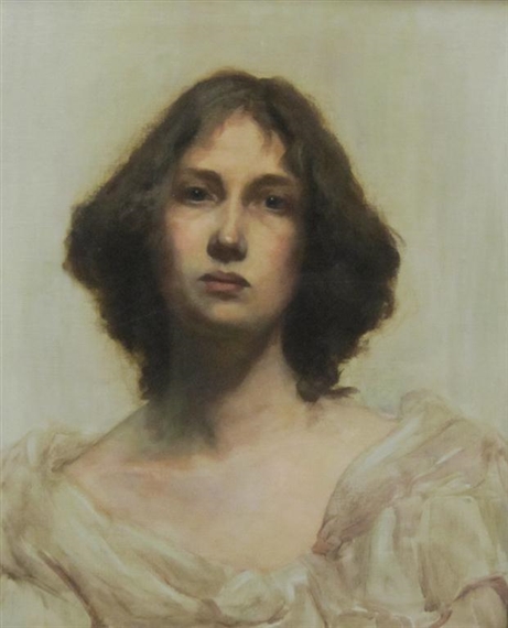 Charles Haslewood Shannon | Portrait of a Lady | MutualArt