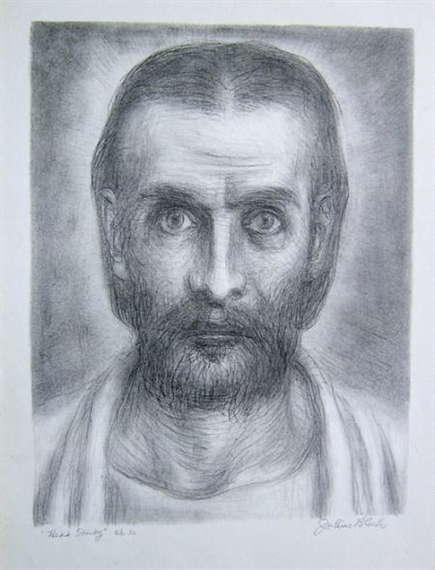 Julius Bloch | HEAD STUDY (1940) | MutualArt