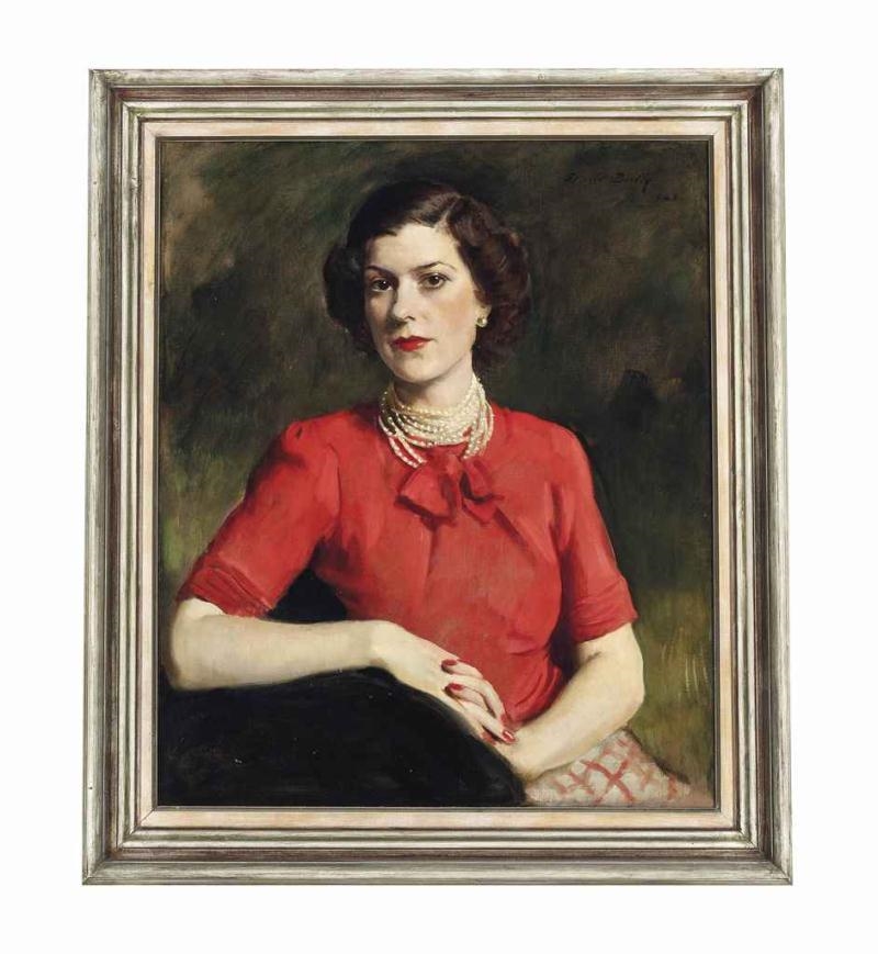 Sir Oswald Hornby Joseph Birley | PORTRAIT OF ELIZABETH CHICHESTER ...