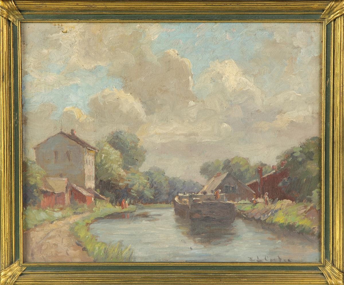 Emma Lampert Cooper | 3 works: Canal Paintings | MutualArt