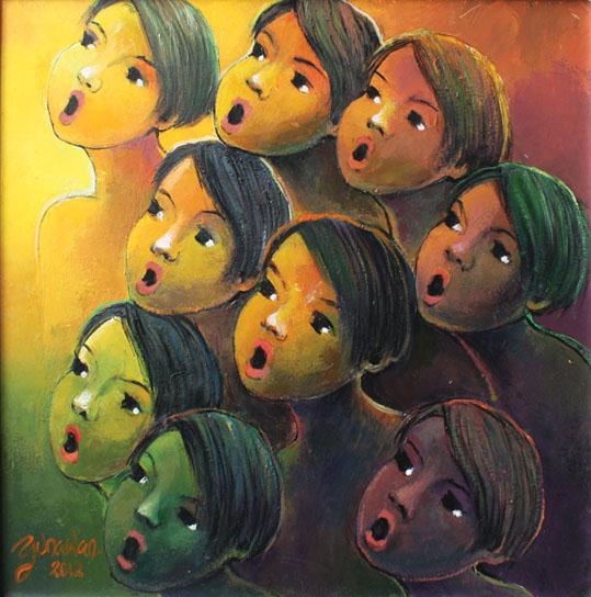 Gunawan Bagea | Women And Flower (2009) | MutualArt