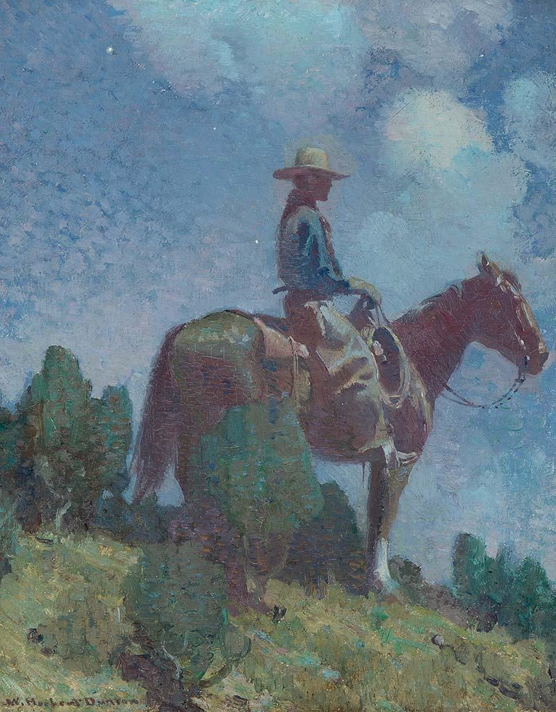 W. Herbert Dunton | He Roamed the Open Range | MutualArt