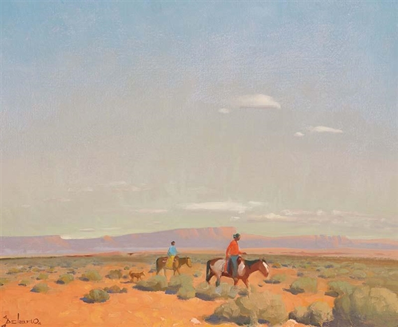 Gerard Curtis Delano | Desert Riders | MutualArt