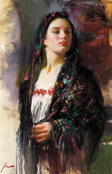 Giuseppe Pino | Girl Reading | MutualArt