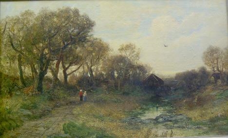 Christopher High Shearer | FIGURES ON A PATHWAY (1886) | MutualArt