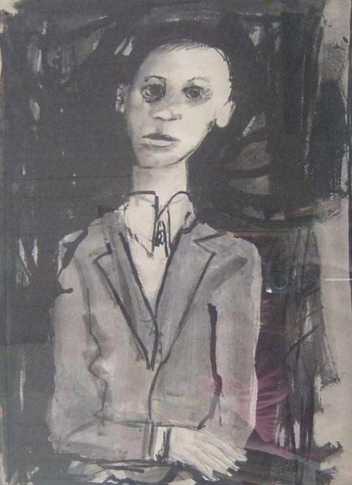 Sam Maitin | Portrait Of A Young Man (1959) | MutualArt