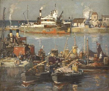Thomas Bonar Lyon | AYR HARBOUR | MutualArt