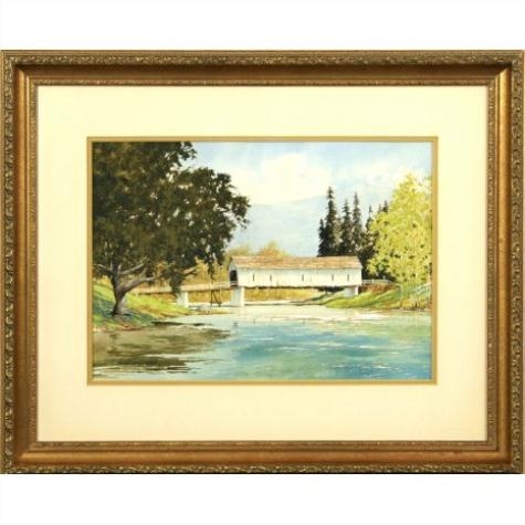 David Halbach | Covered Bridge (1974) | MutualArt