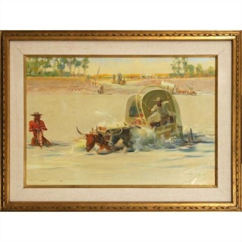 J.K. Ralston | Crossing The Sweetwater (1947) | MutualArt