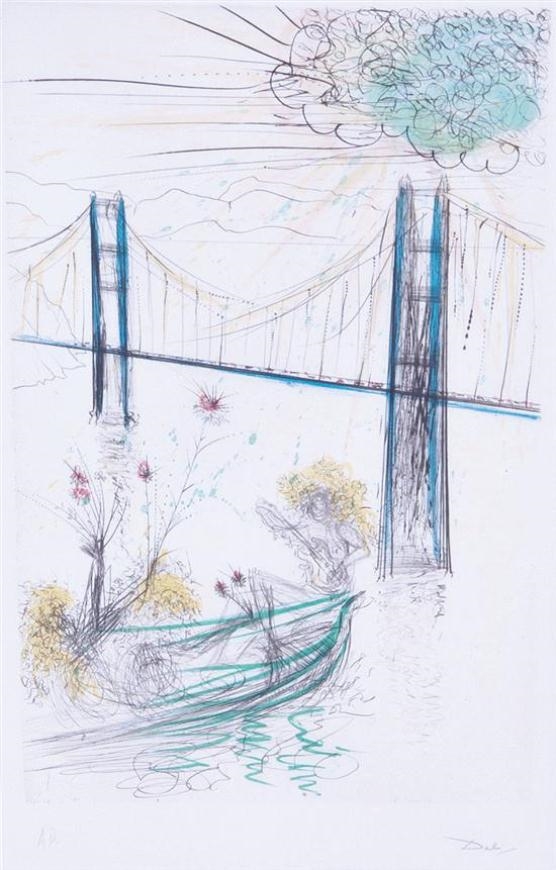 Salvador Dalí | Golden Gate Bridge | MutualArt