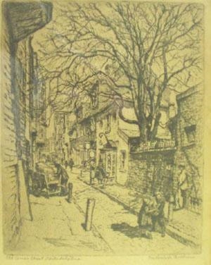 Frederick Robbins | Old Camac Street, Philadelphia (Circa 1925) | MutualArt
