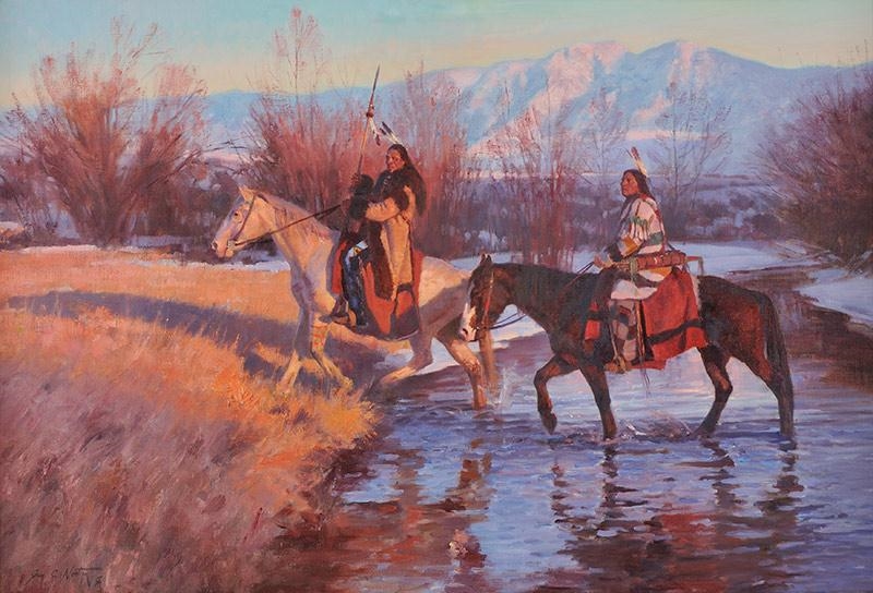 Jim Norton | Crossing on Current Creek | MutualArt