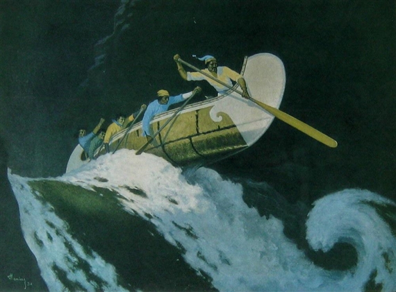 Arthur Heming | The Old Canadian Pacific Express (Circa 1930) | MutualArt