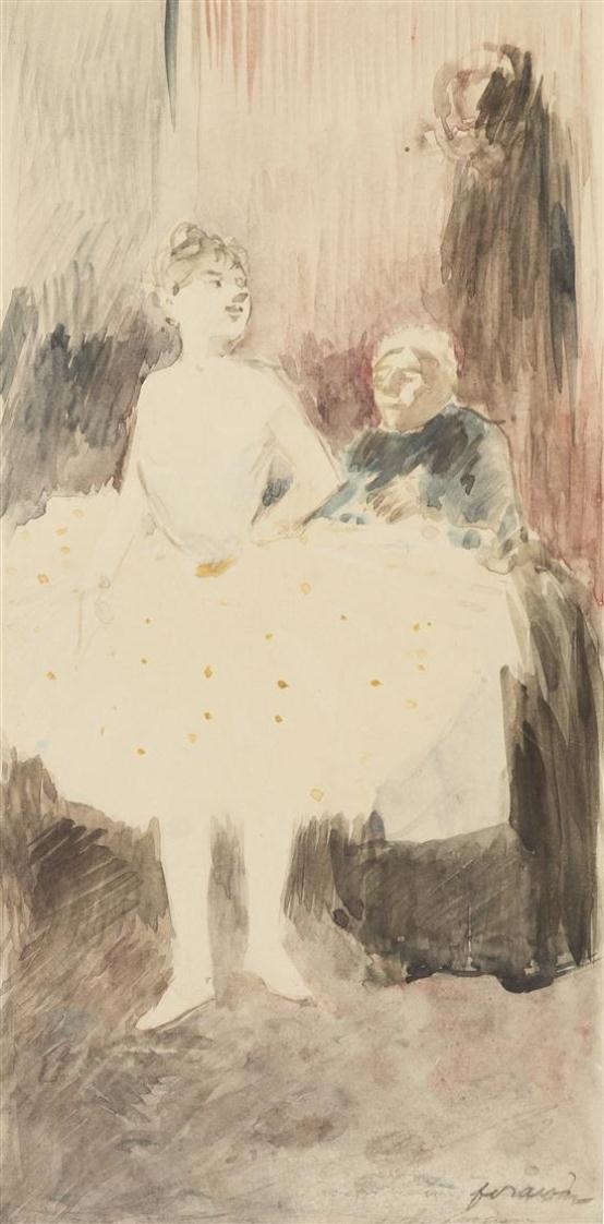 Jean-Louis Forain | Ballet Student And Her Dresser | MutualArt