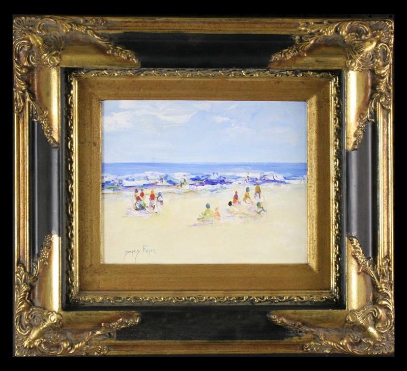 Donald Fraser | Beach Scene | MutualArt
