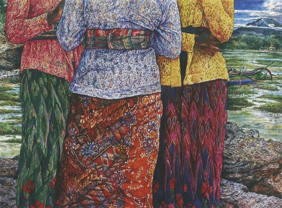 Chang Fee Ming | GATHERING OF GRACES IN FRONT OF MOUNT AGUNG (1998 ...