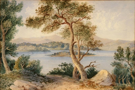William Henry Stothard Scott | Lakeside Landscape | MutualArt