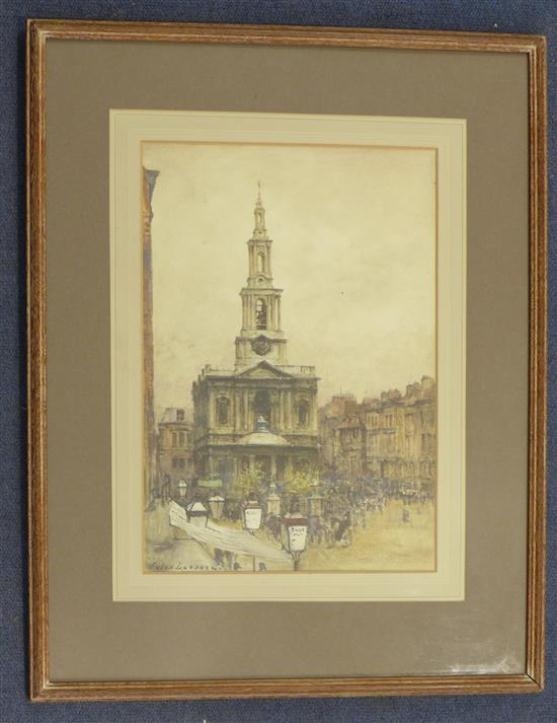 Jules Lessore | St Mary Le Strand | MutualArt