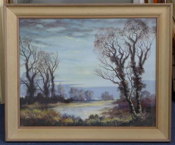 Leslie Cole | Trees in an open landscape | MutualArt