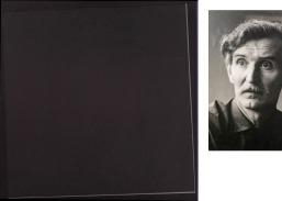 Piet Teraa | 'Zwart met blauwe streep' (1976) | MutualArt