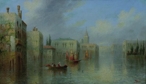 James Salt | Two Scenes of Venice | MutualArt