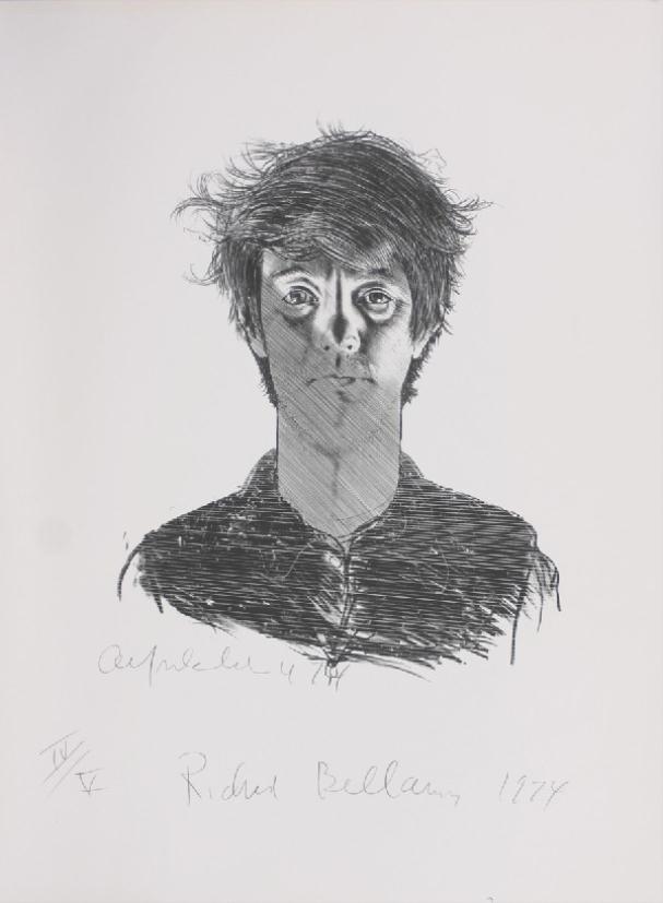 Alfred Leslie | Portrait of Frank Fata (1974) | MutualArt