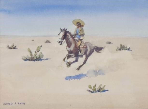 Leonard Howard Reedy | Scouts of the Wagon Train | MutualArt