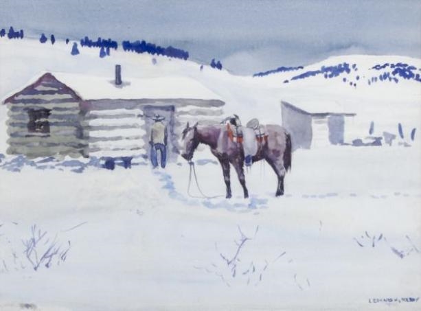 Leonard Howard Reedy | Scouts of the Wagon Train | MutualArt