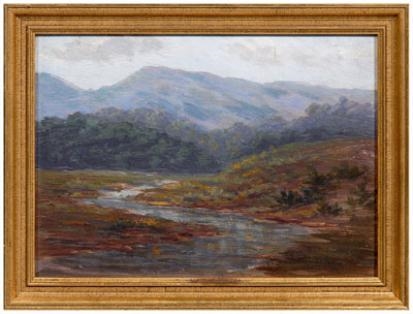 Louis Rowell | mountain landscape, possibly Vaughn's Creek, Tryon ...