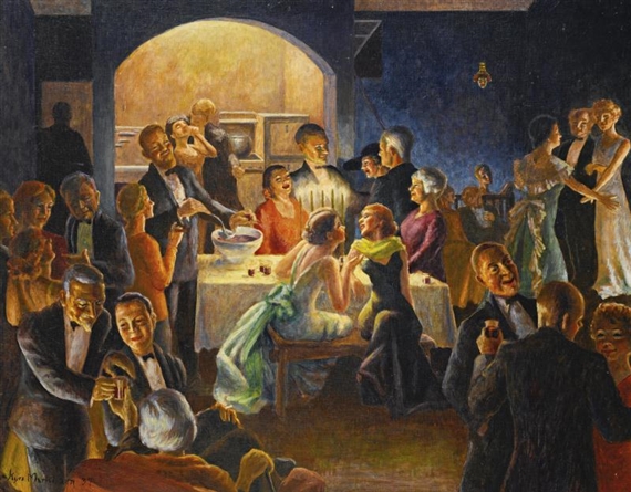Kyra Markham | NEW YEAR'S EVE IN GREENWICH VILLAGE (1937) | MutualArt