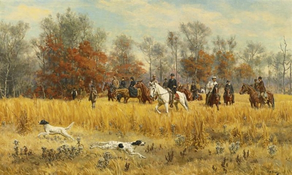 John Martin Tracy | FIELD TRIALS IN NORTH CAROLINA | MutualArt