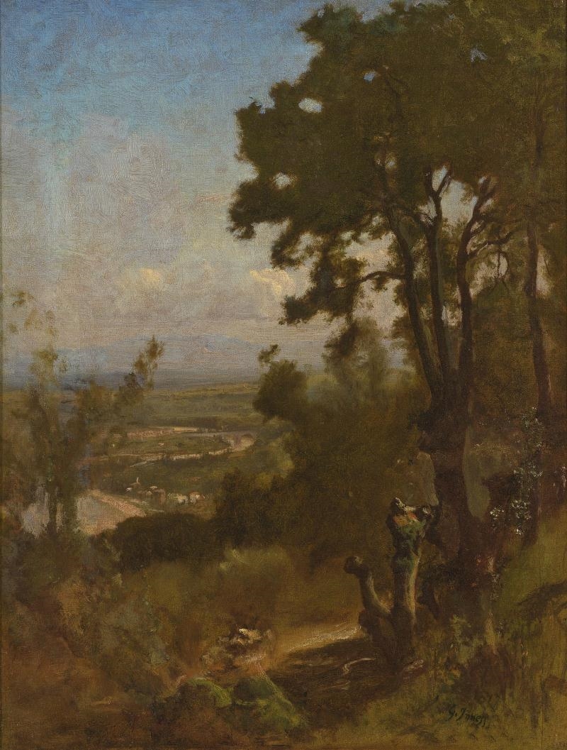 George Inness | LIGHT TRIUMPHANT (1862) | MutualArt