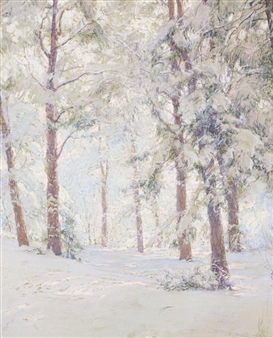 Walter Launt Palmer | THE FOREST IN THE WINTER | MutualArt