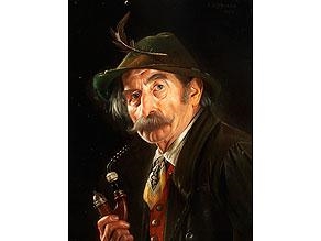 A. Wagner | MAN WITH PIPE | MutualArt
