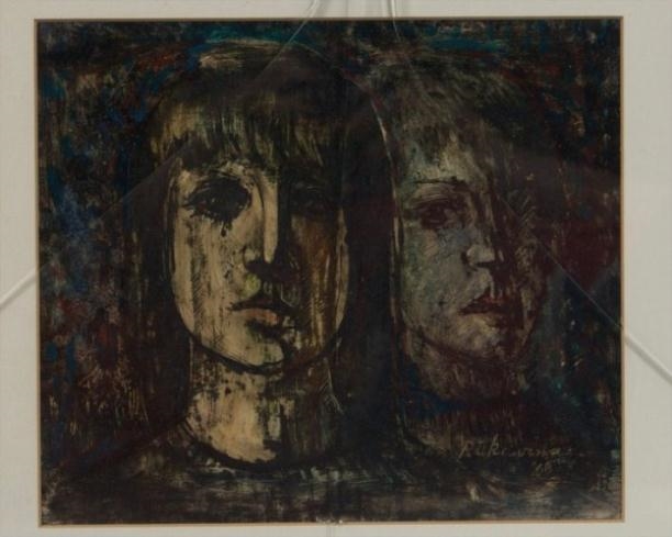 Robert Rukavina | Portrait of Two Women (1969) | MutualArt