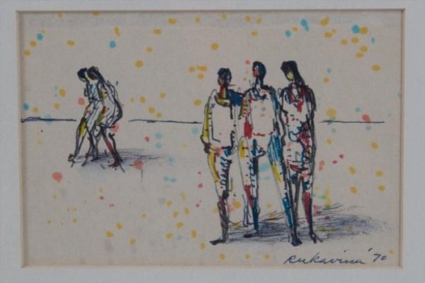 Robert Rukavina | Standing Figures (1970) | MutualArt