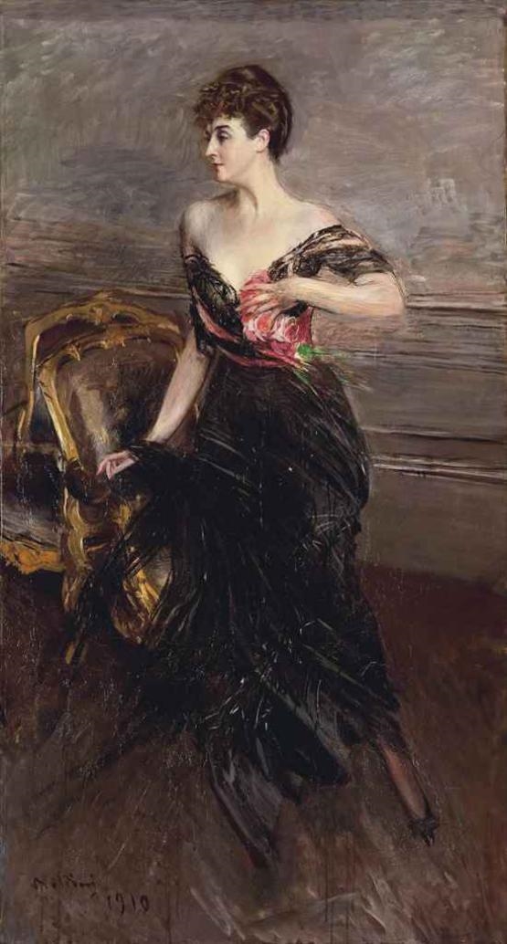 Giovanni Boldini | Portrait de la princesse Cécile Murat Ney d ...