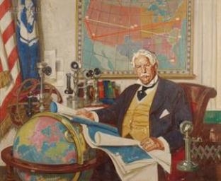 Dean Cornwell | Portrait Study of Theodore Newton Vail | MutualArt