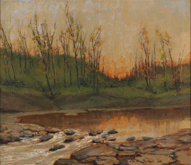 Charles William Duvall | Sunset with Stream (1944) | MutualArt