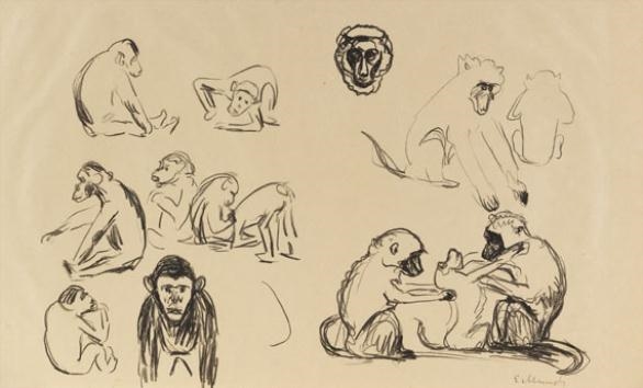 Edvard Munch | Der Tiger (The Tiger), from Alfa und Omega (1908 - 1909 ...