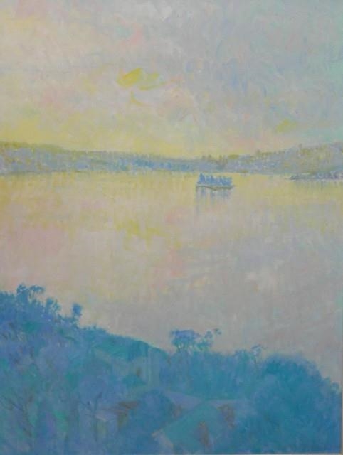 Peter Laverty | Dawn Light & Shark Island (1987) | MutualArt