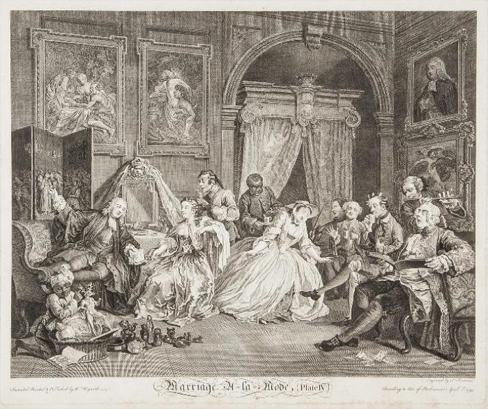 William Hogarth | Marriage a la Mode (1745) | MutualArt
