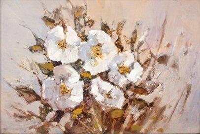 Dale Elliott | Farmhouse in landscape | MutualArt