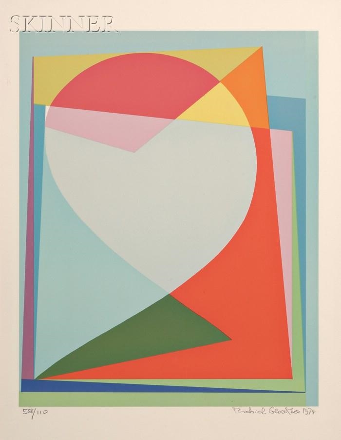 Michiel Theobald Gloeckner | Abstract Composition (1974) | MutualArt