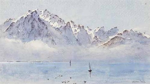 Herbert Moxon Cook | Lake Geneva from Montreux | MutualArt