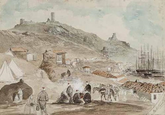 Lady Butler | Balaclava, depicting a scene during the Crimean War ...