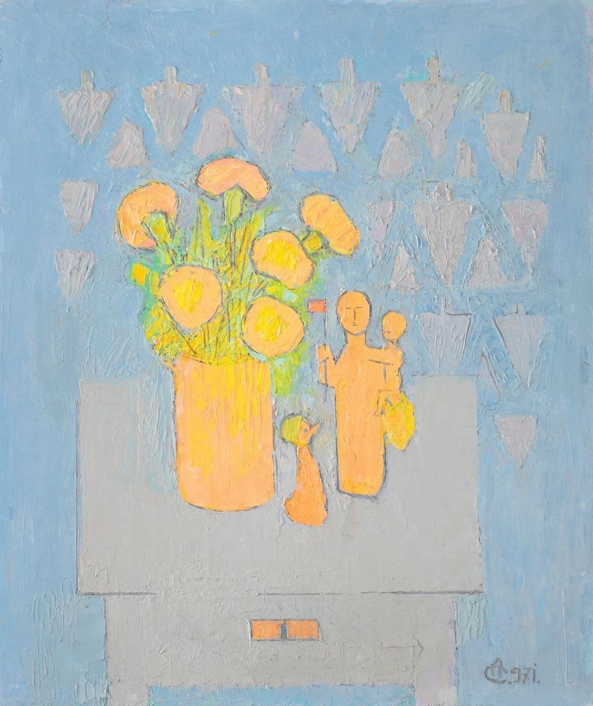 Alexandru Ciucurencu | Still Life with toys (1971) | MutualArt