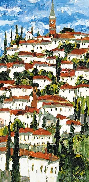 Claude A. Simard | Village en Chianti (2005) | MutualArt